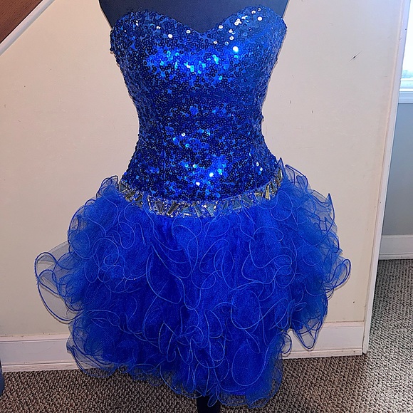 Temptations | Dresses | Royal Blue Temptation Dress Size 2 | Poshmark